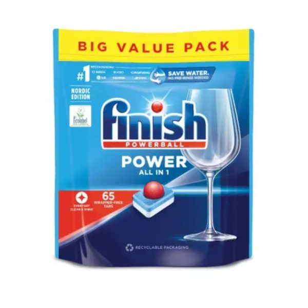FINISH POWER ALL IN ONE 65KPL - Keskisen Kauppa