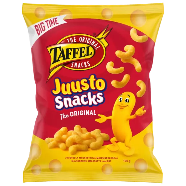 TAFFEL JUUSTO SNACKS 190G - Keskisen Kauppa