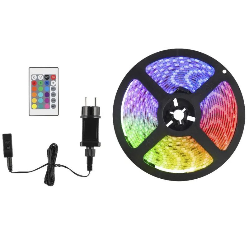 FINNLUMOR LED-NAUHA 5 M RGB ÄÄNIOHJATTAVA - Keskisen Kauppa