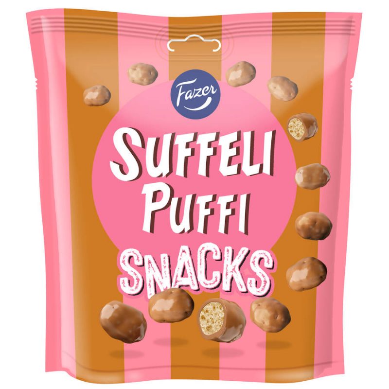 FAZER SUFFELI PUFFI SNACKS 180 G - Keskisen Kauppa