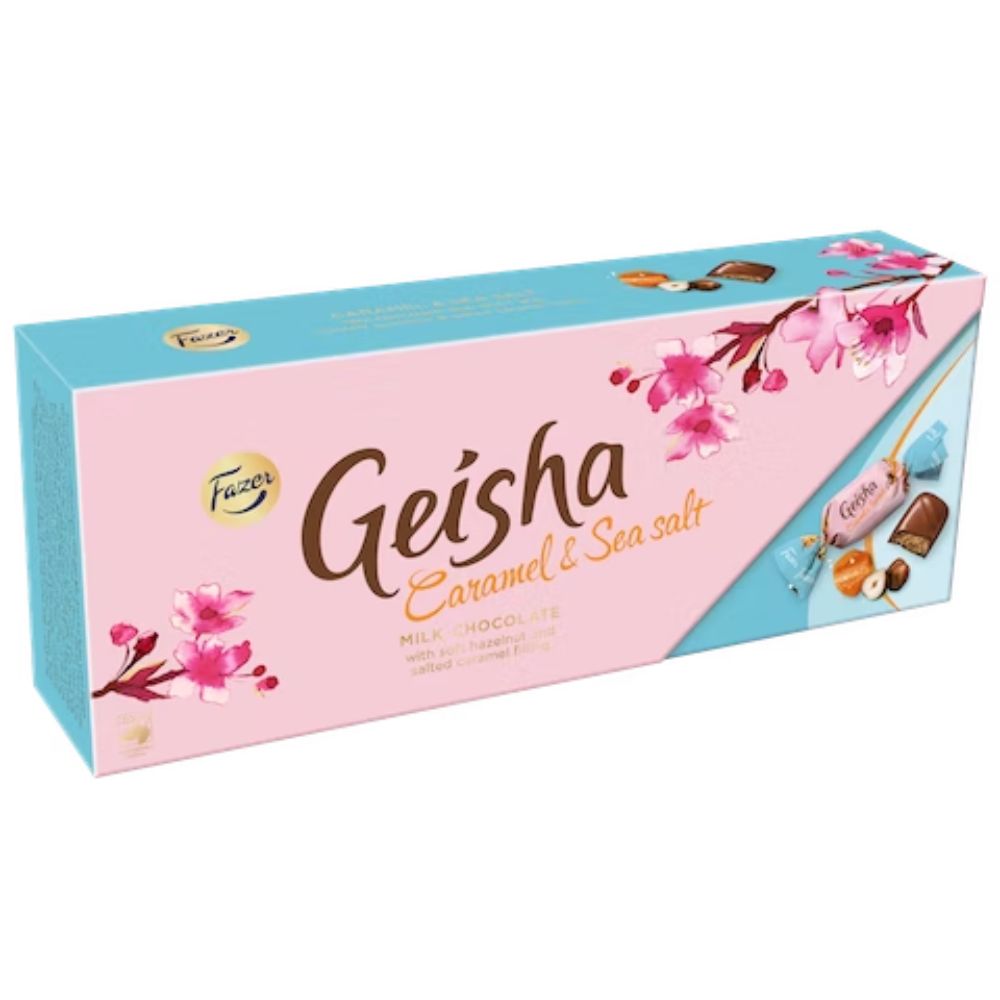 FAZER GEISHA CARAMEL & SEASALT 270G - Keskisen Kauppa