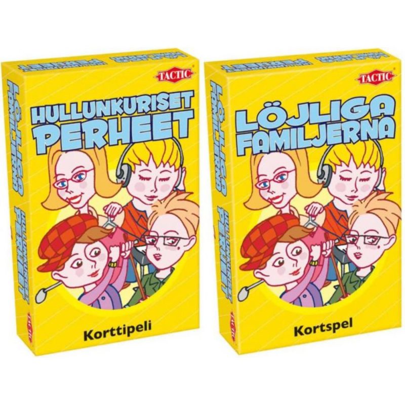 HULLUNKURISET PERHEET KORTTIPELI - Keskisen Kauppa