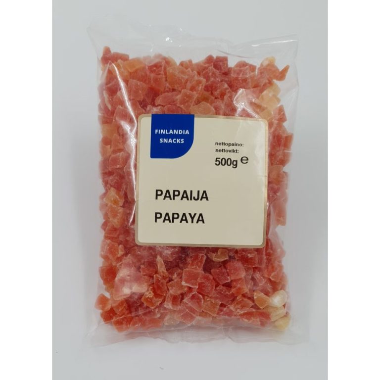 FINLANDIA SNACKS PAPAIJA 500G - Keskisen Kauppa