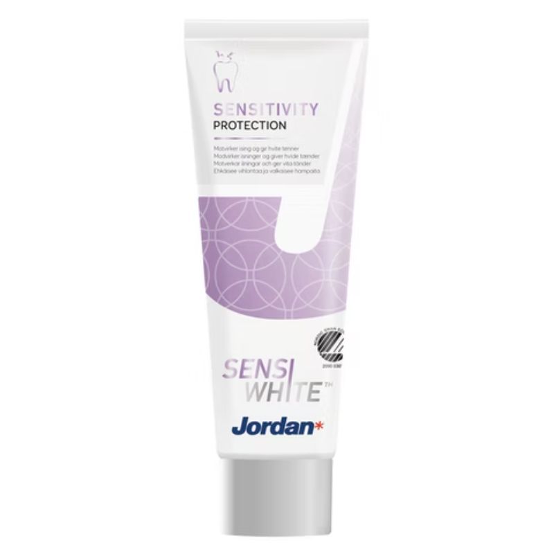 JORDAN SENSIWHITE SENSITIVITY PROTECTION HAMMASTAHNA 75ML - Keskisen Kauppa