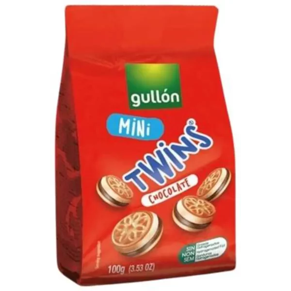 GULLON MINI TWINS CHOCOLATE 100G - Keskisen Kauppa