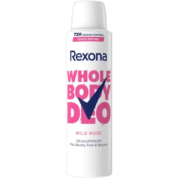 REXONA WHOLE BODY SPRAY ROSE 150ML - Keskisen Kauppa